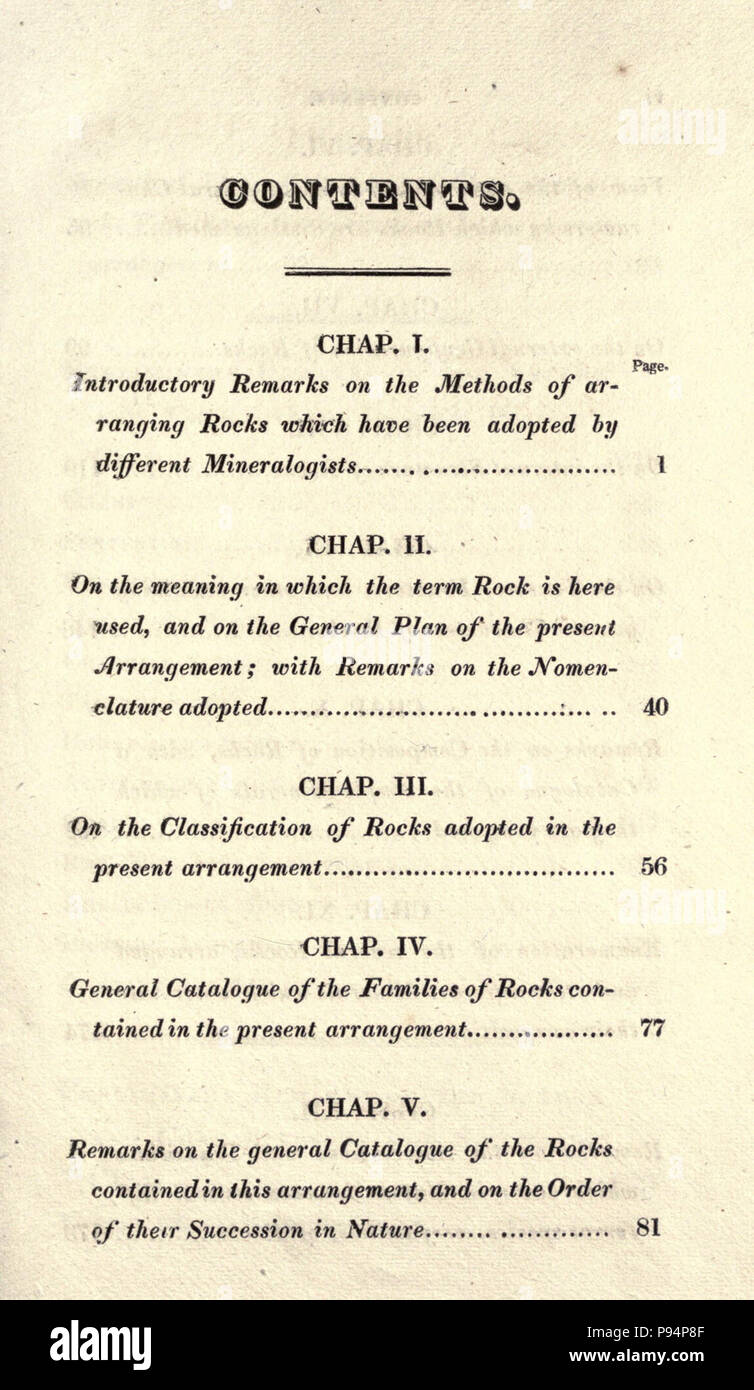 Clasificación de rocas Banque de photographies et d’images à haute ...