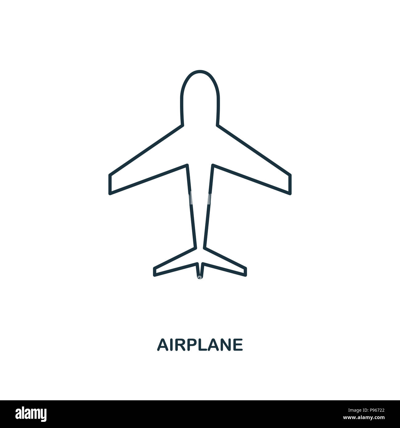 Picto airplane Banque d'images détourées - Alamy