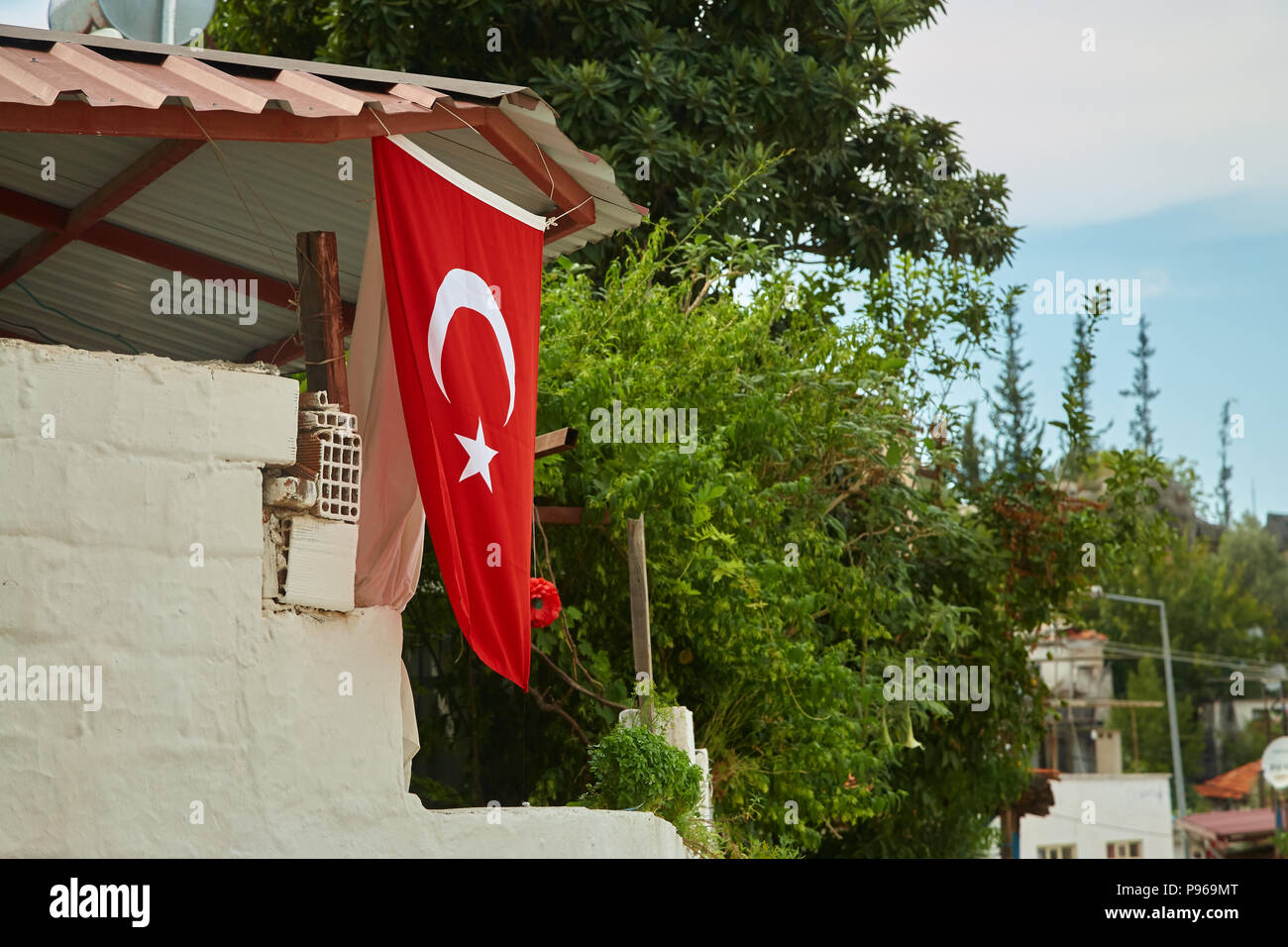 Ancien drapeau turc Banque de photographies et d’images à haute résolution - Alamy
