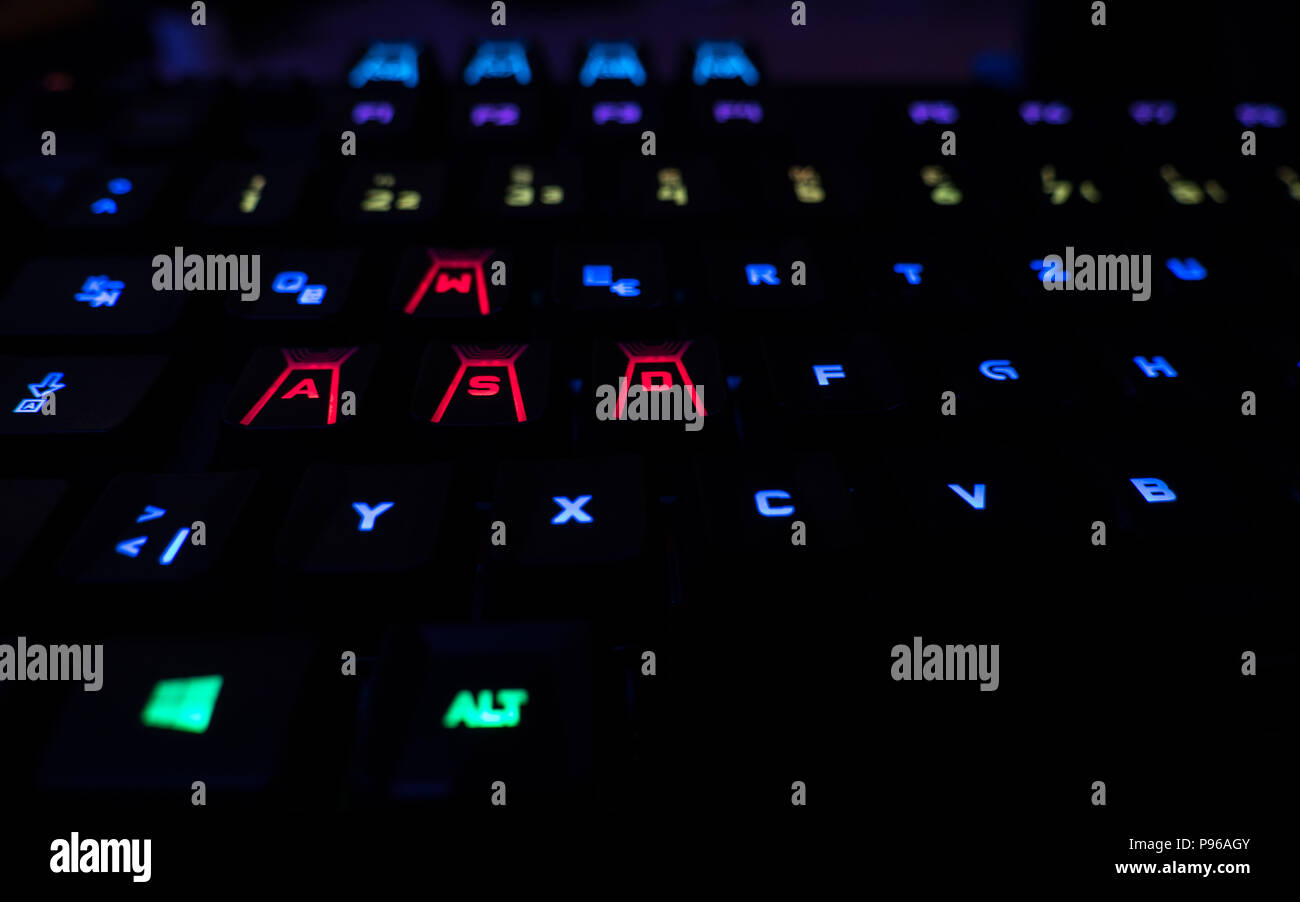 Clavier wasd Banque de photographies et d’images à haute résolution - Alamy