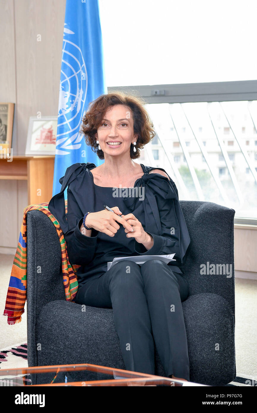 Audrey azoulay Banque de photographies et d’images à haute résolution ...