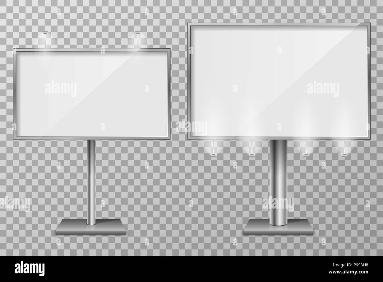 Mockup signboard Banque d'images noir et blanc - Alamy