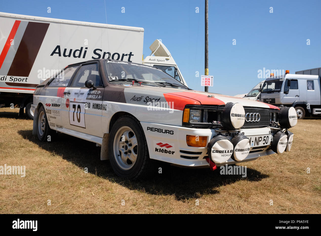 Classic Audi Quattro Rally Car Banque d'image et photos - Alamy
