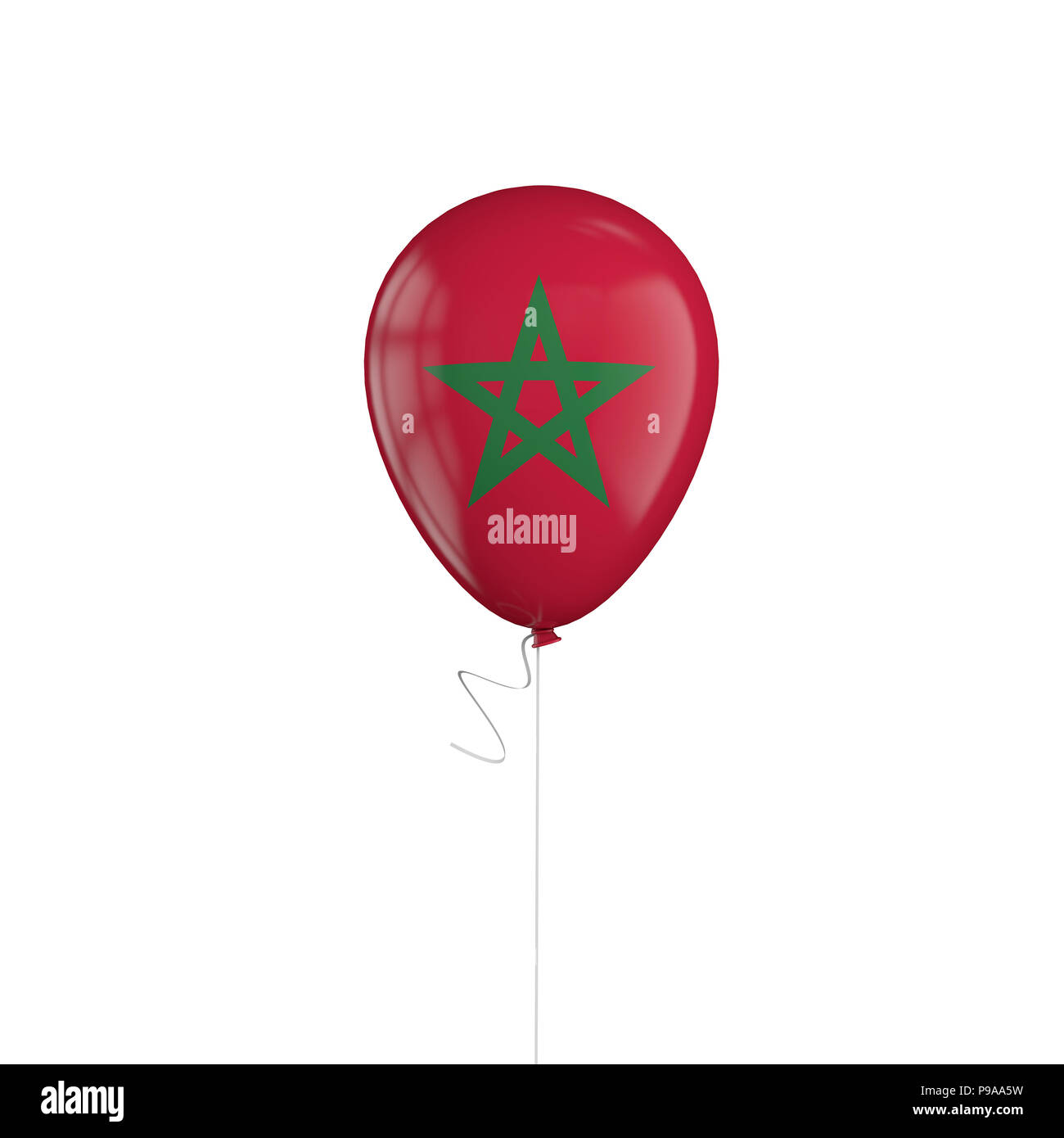Le drapeau du maroc avec une ballon Banque de photographies et d’images ...