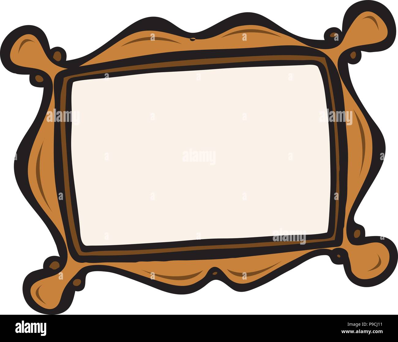Cadre cartoon Banque d'images vectorielles - Alamy
