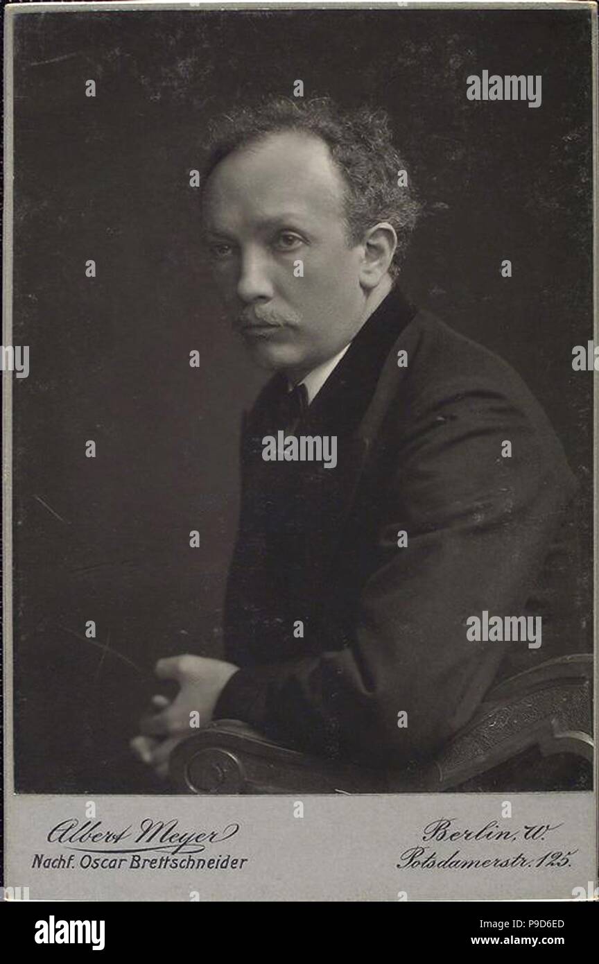 Portrait de Richard Strauss (1864-1949). Musée : collection privée ...