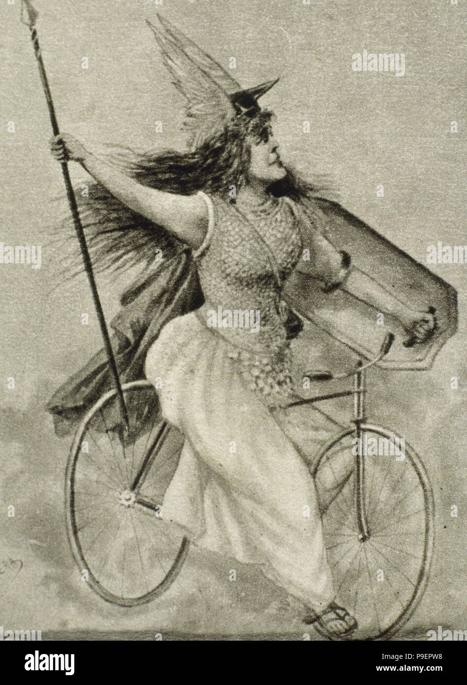 Ada Adini (1855-1924). Soprano américaine. Adini dans le rôle de ...