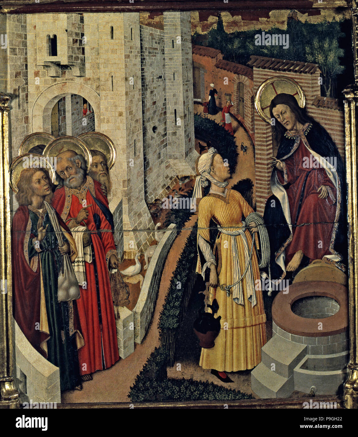 Retable de la Transfiguration. 'Jésus et la samaritaine" dans le ...