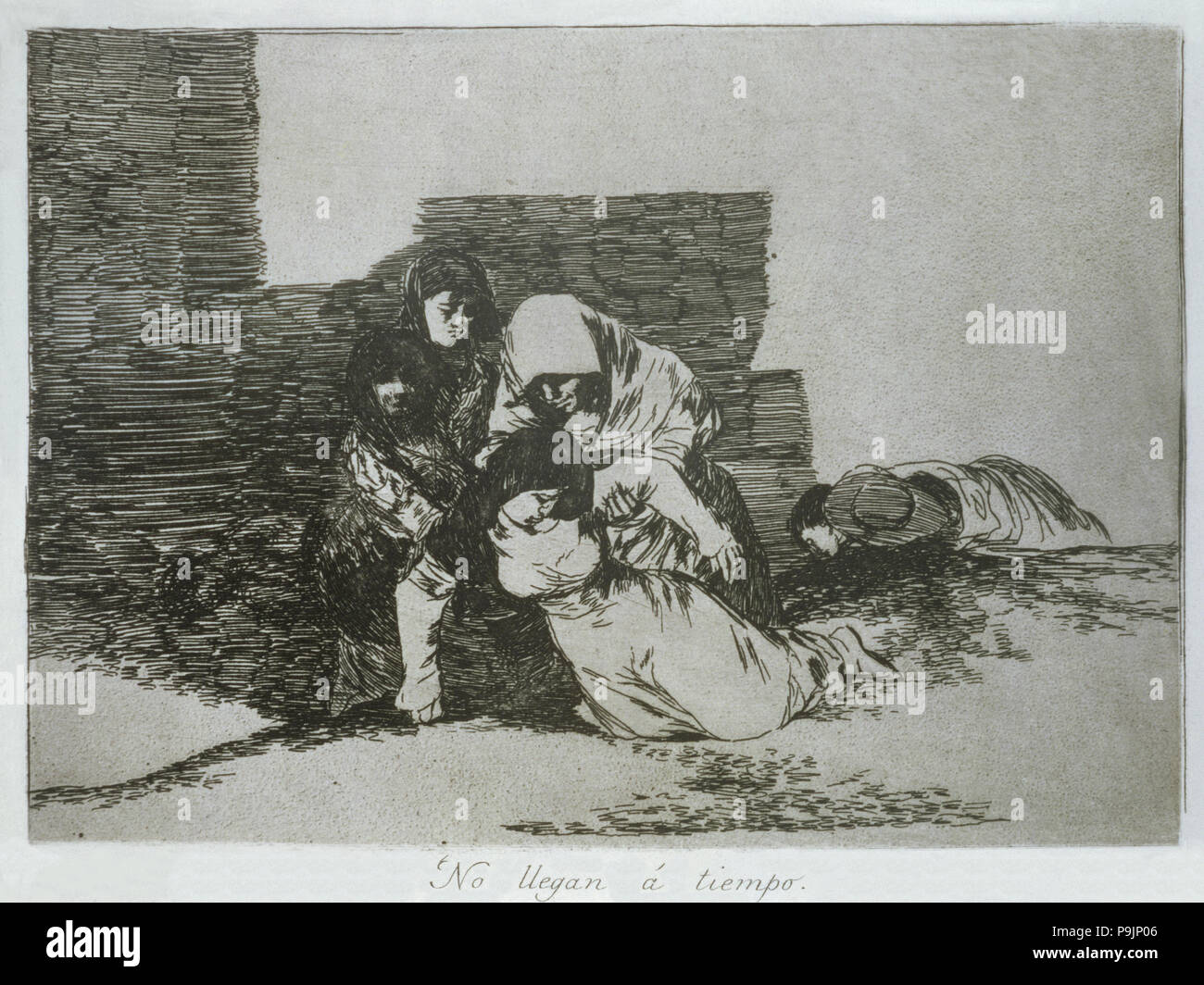 Les désastres de la guerre, une série de gravures de Francisco de Goya ...