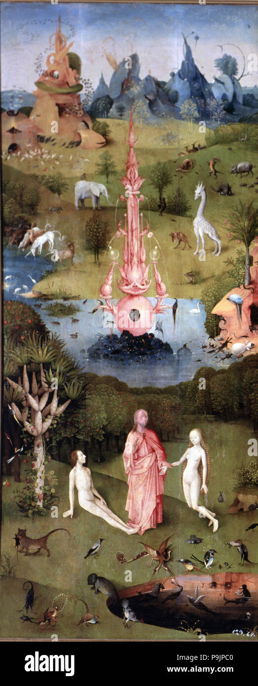The garden of earthly delights by hieronymus bosch Banque de ...