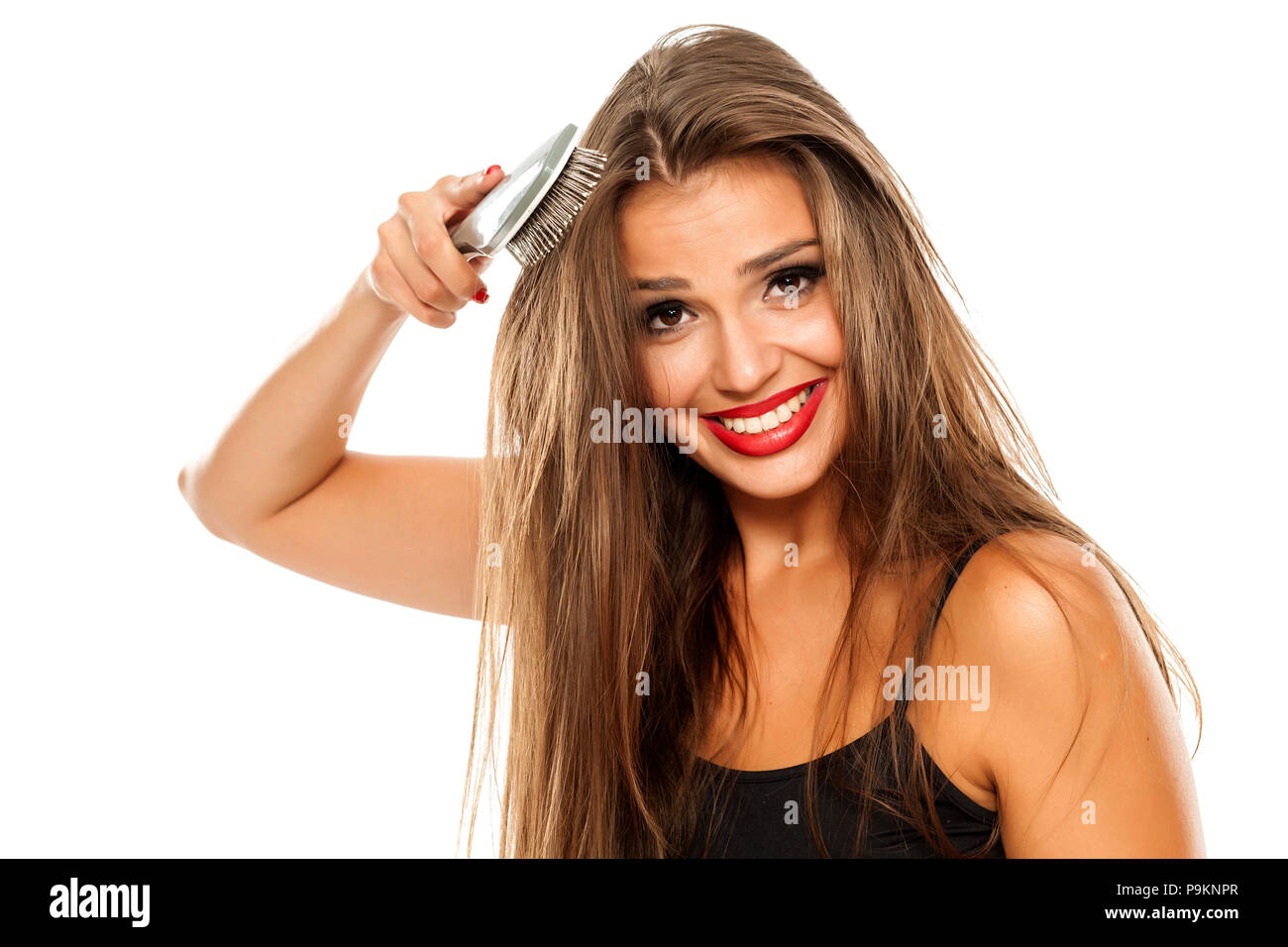 Peigner les cheveux Banque de photographies et d’images à haute ...