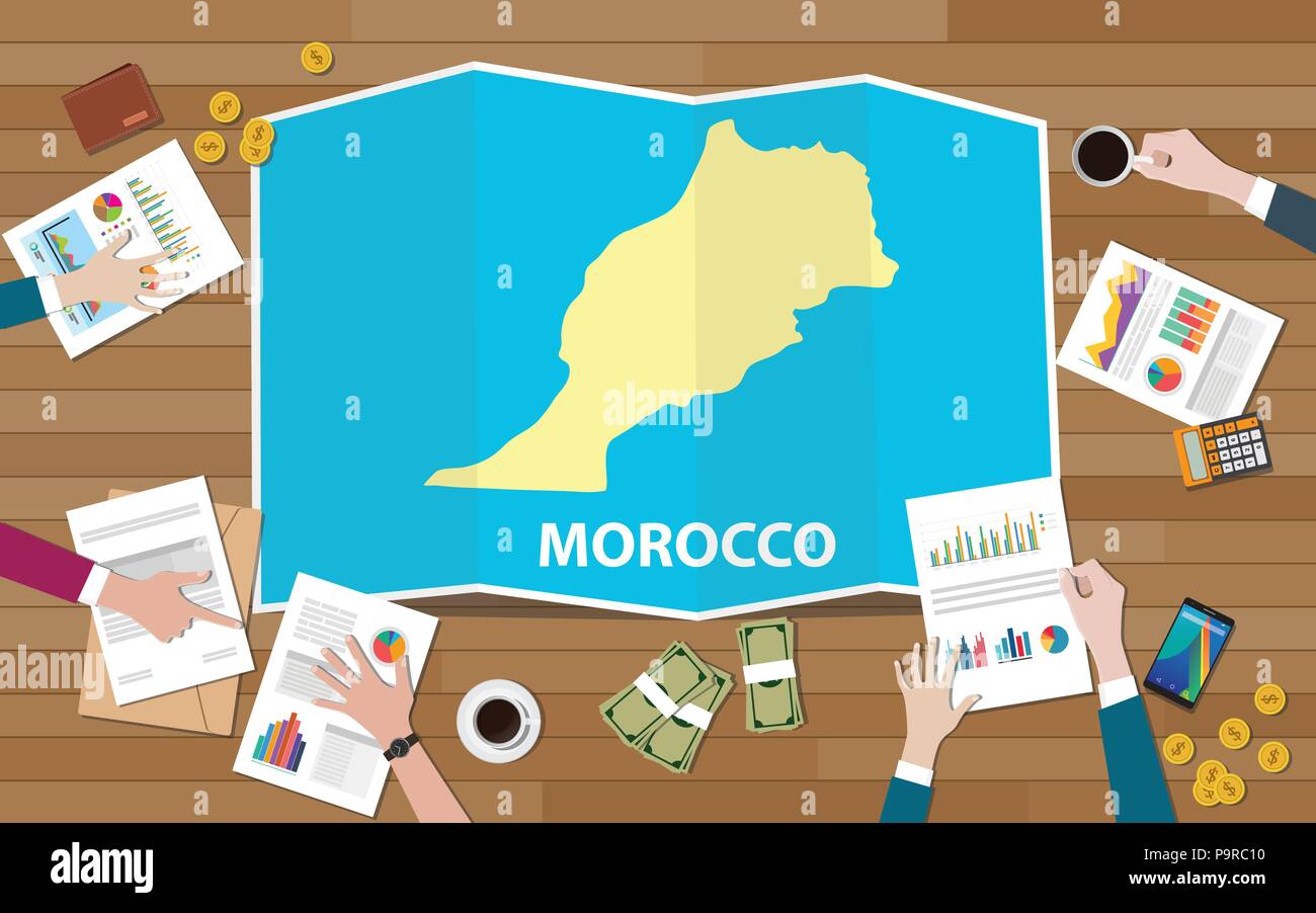 Le Maroc pays à économie de l'Afrique de l'équipe nation croissance ...