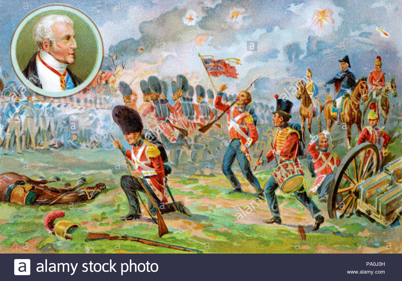 Duc de wellington bataille de waterloo Banque de photographies et d ...