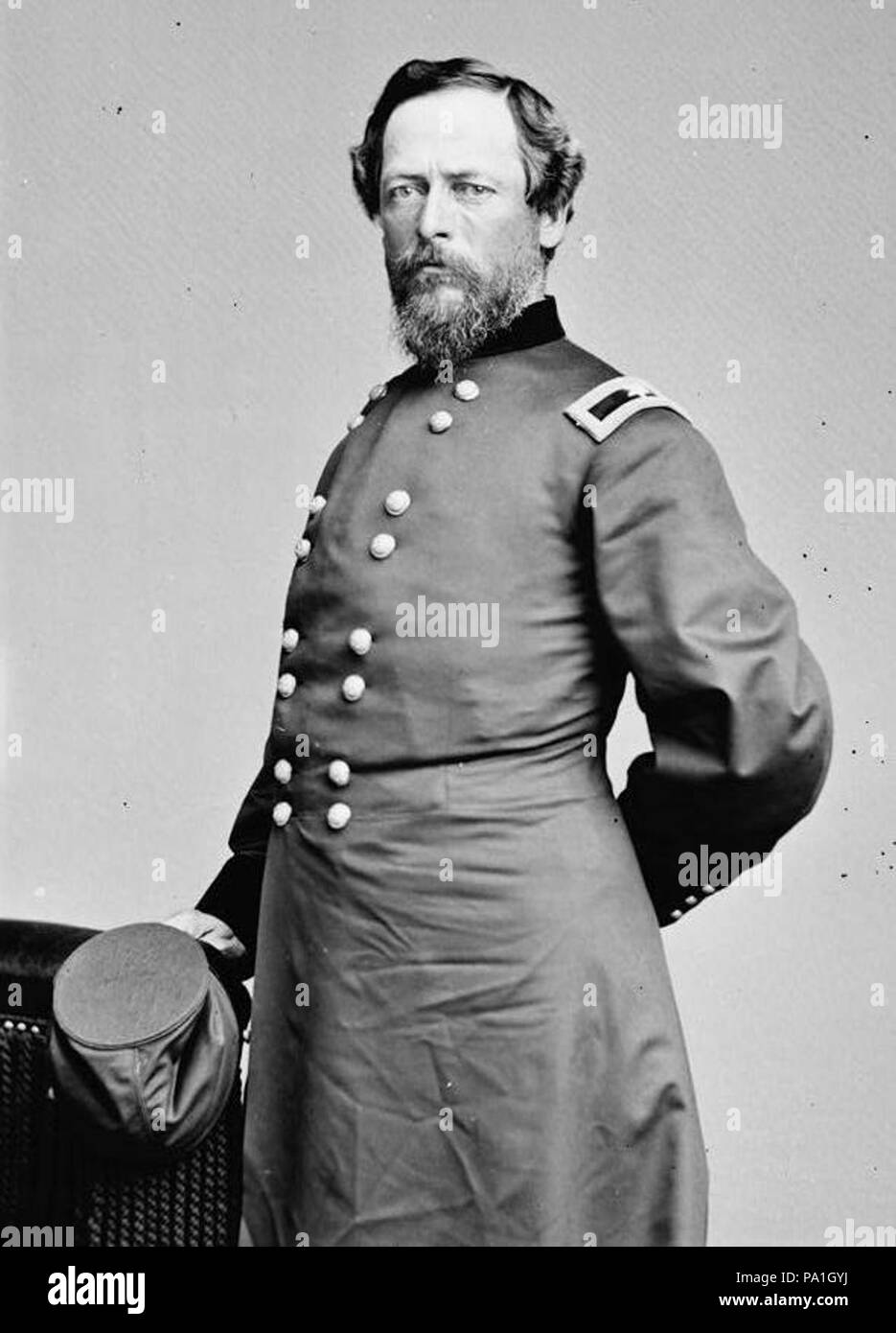 . Anglais : Le général Samuel K. Zook de 6e Régiment d'infanterie de ...