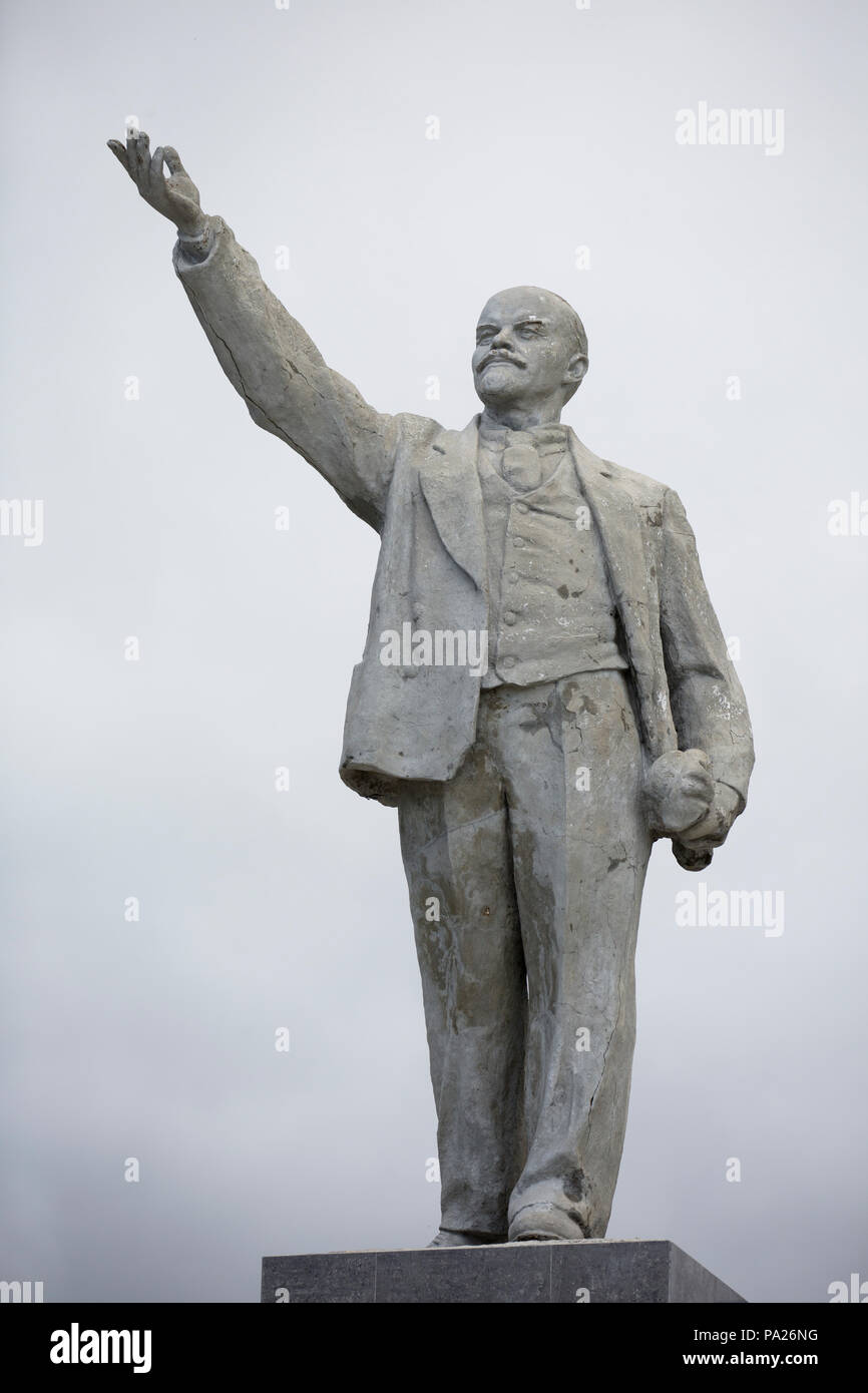 Statue de Lénine à Okhotsk, Russie Photo Stock - Alamy