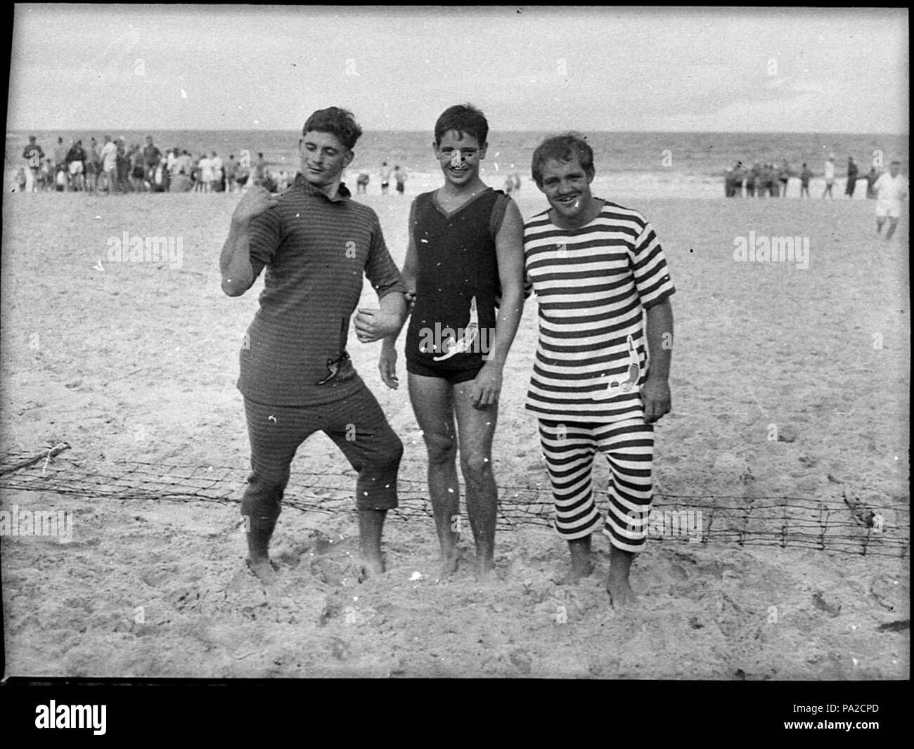 Carnaval de plage Banque d'images noir et blanc - Alamy