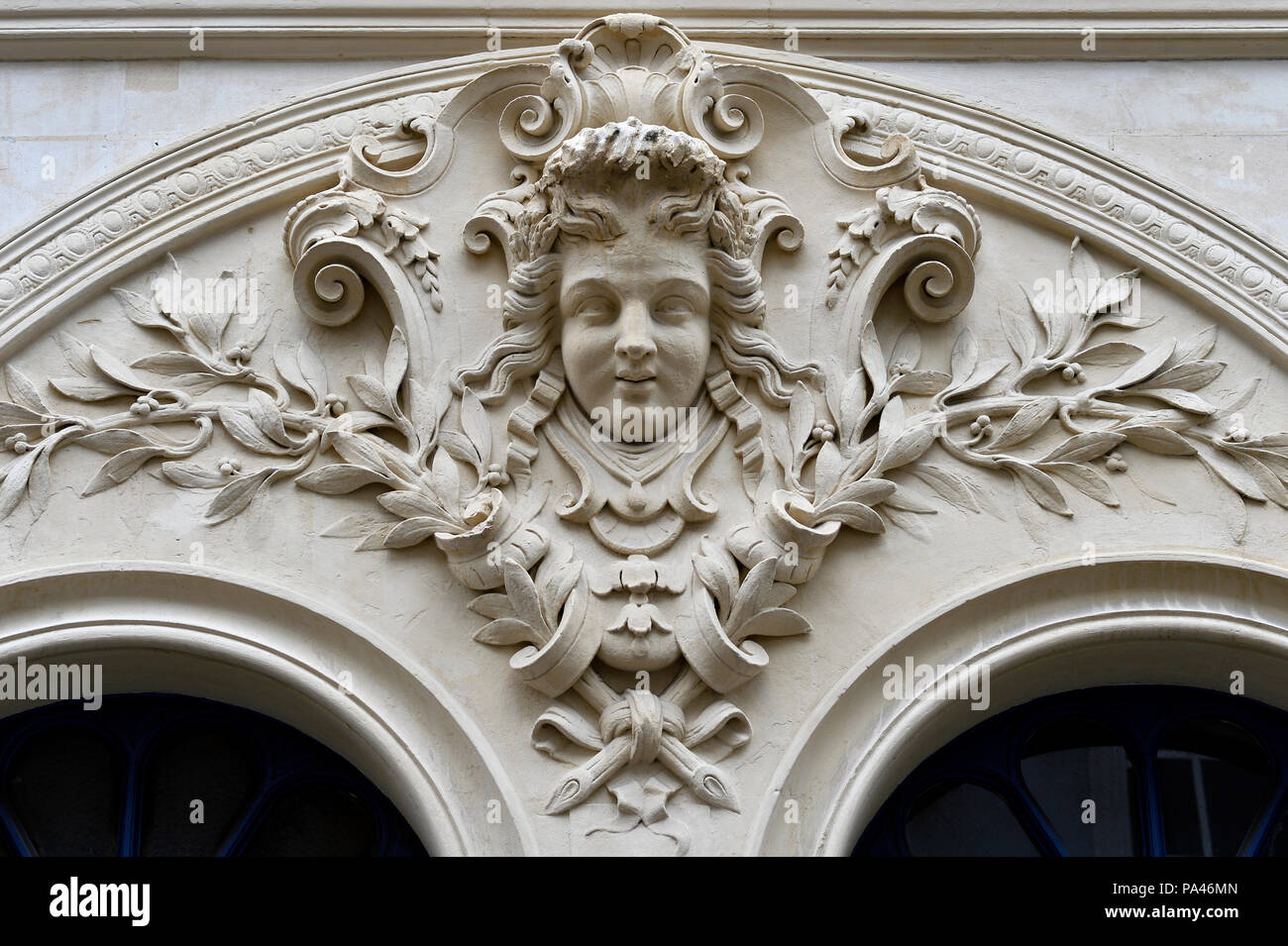 Détails des bâtiments Haussmann - Paris - France Photo Stock - Alamy
