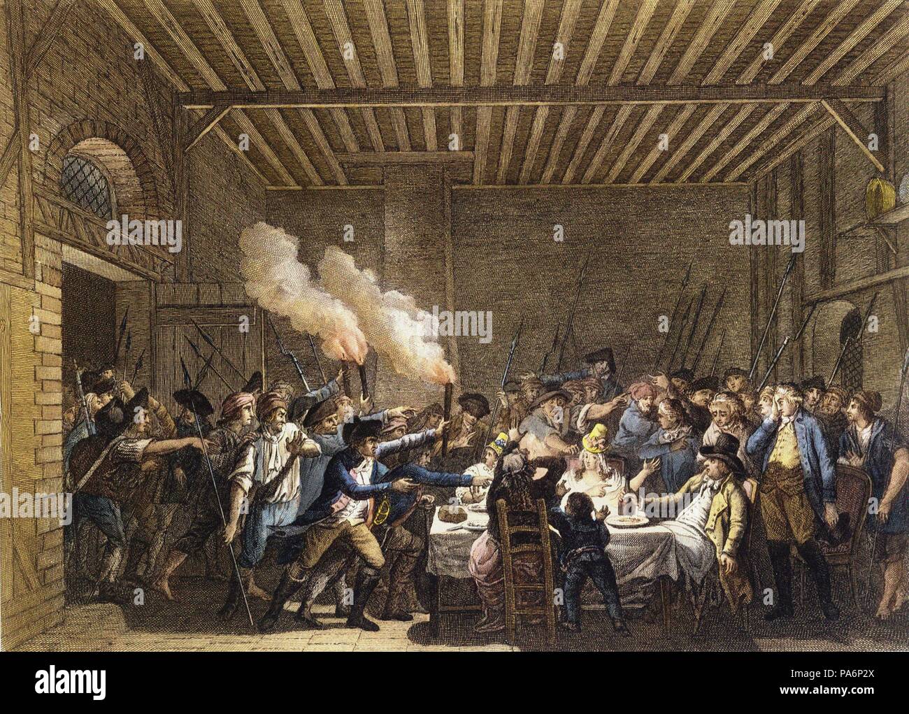 L'arrestation de Louis XVI et de sa famille à Varennes, le 22 juin 1791 ...