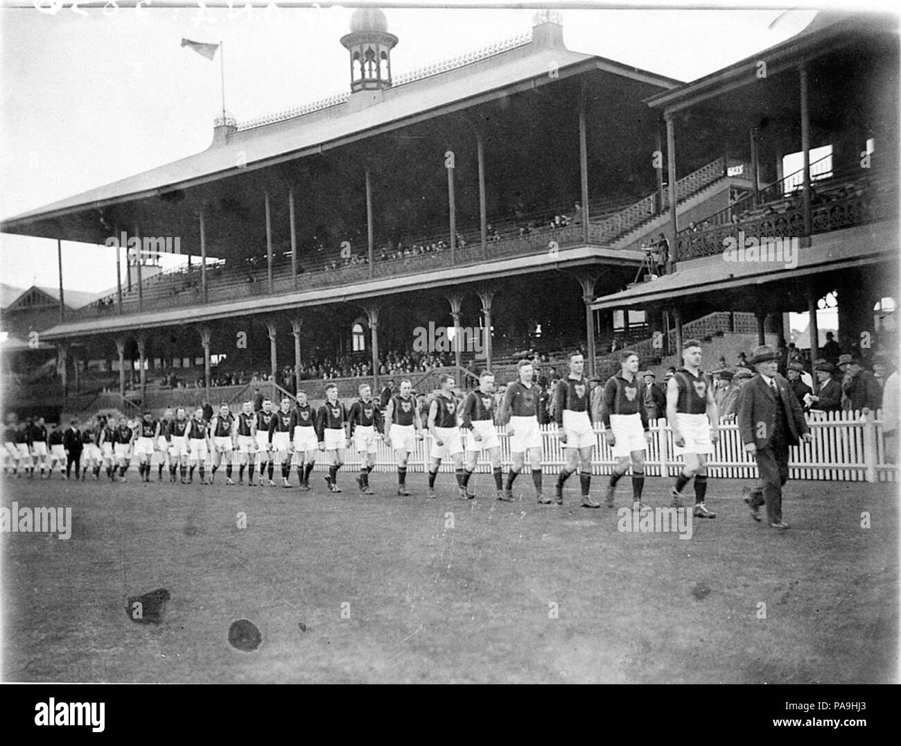 Australian national team Banque d'images noir et blanc - Alamy
