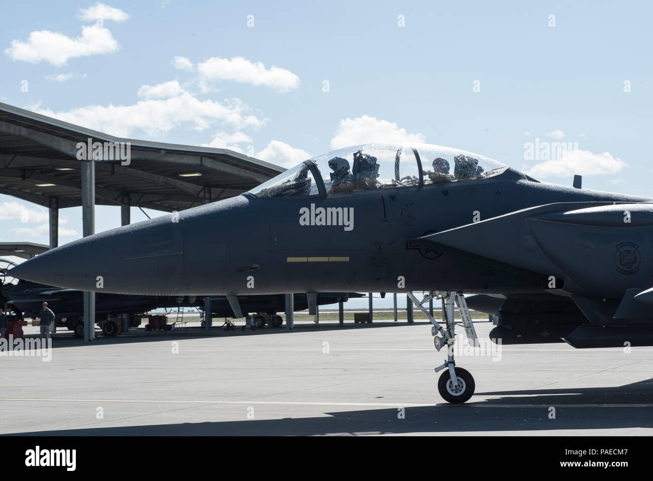 Le colonel David Iverson, 366e Escadre de chasse, commandant revient ...