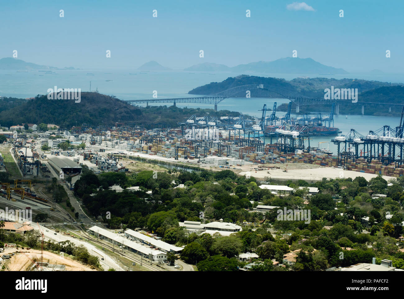 Port de balboa dans le canal de panama Banque de photographies et d ...