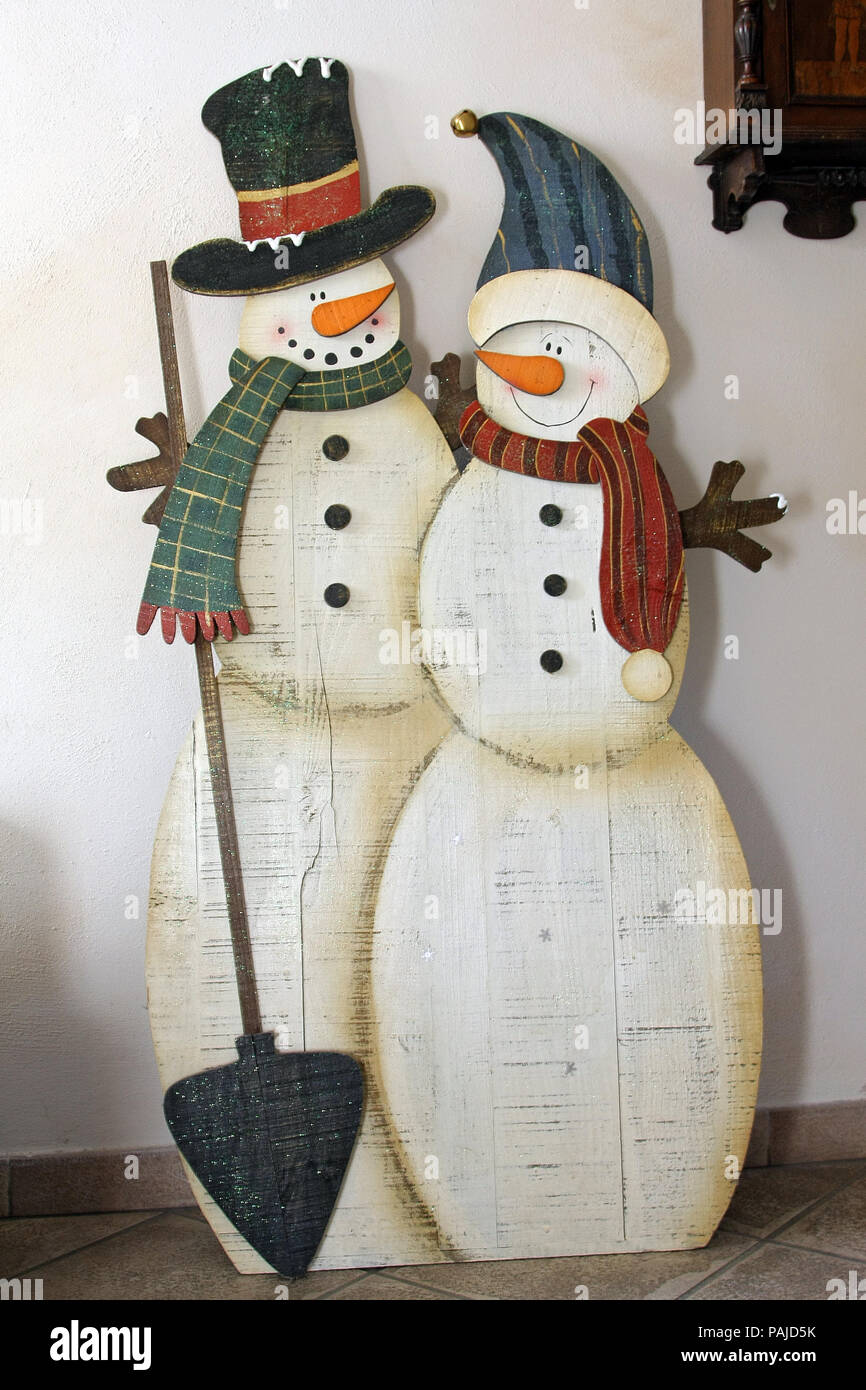 Silhouette bonhomme de neige Banque de photographies et d’images à ...