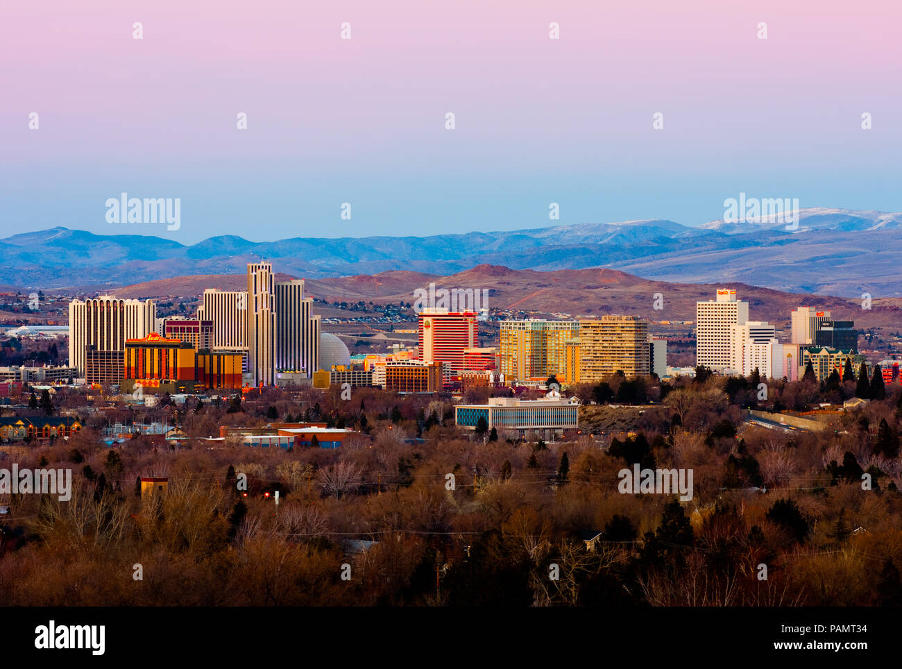 Reno nevada skyline Banque de photographies et d’images à haute ...