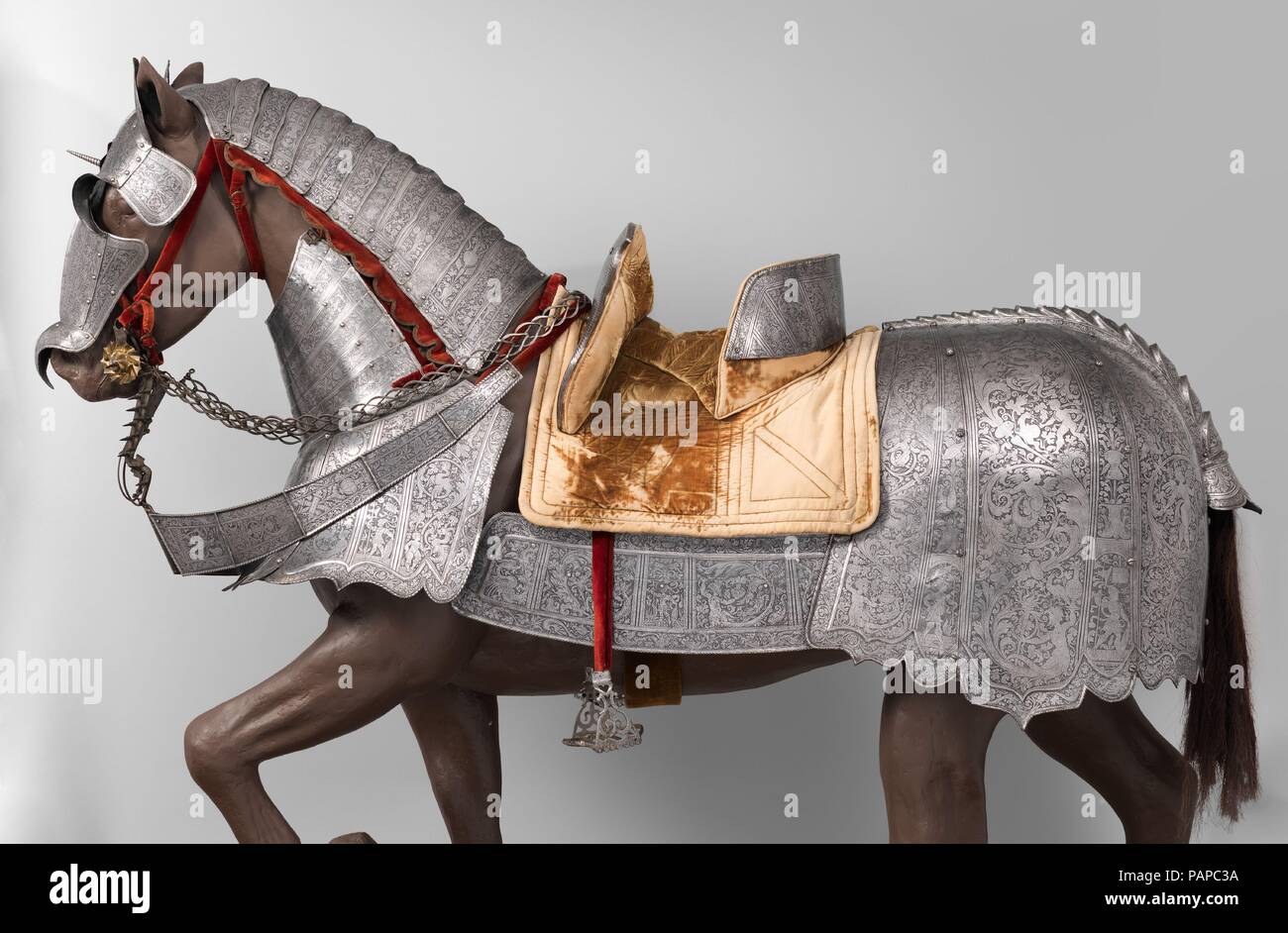 Armure pour l'homme et le cheval. Culture : L'Italien, Milan et Brescia ...