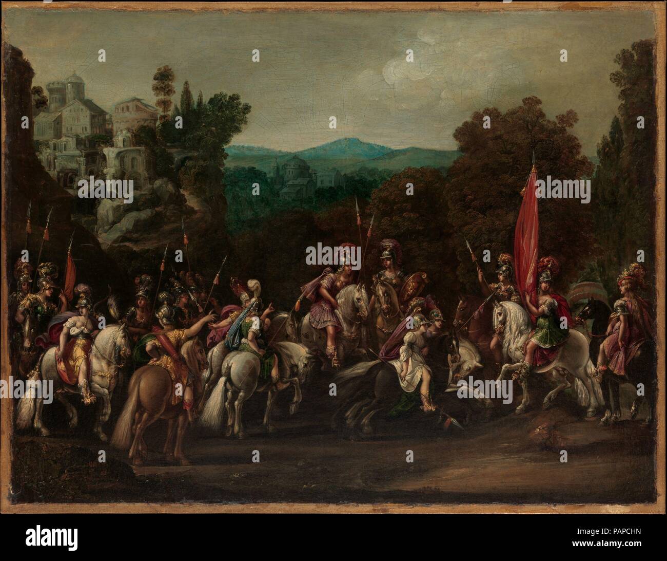 Départ de l'Amazones. Artiste : Claude Déruet (Français, Nancy ca. 1588 ...