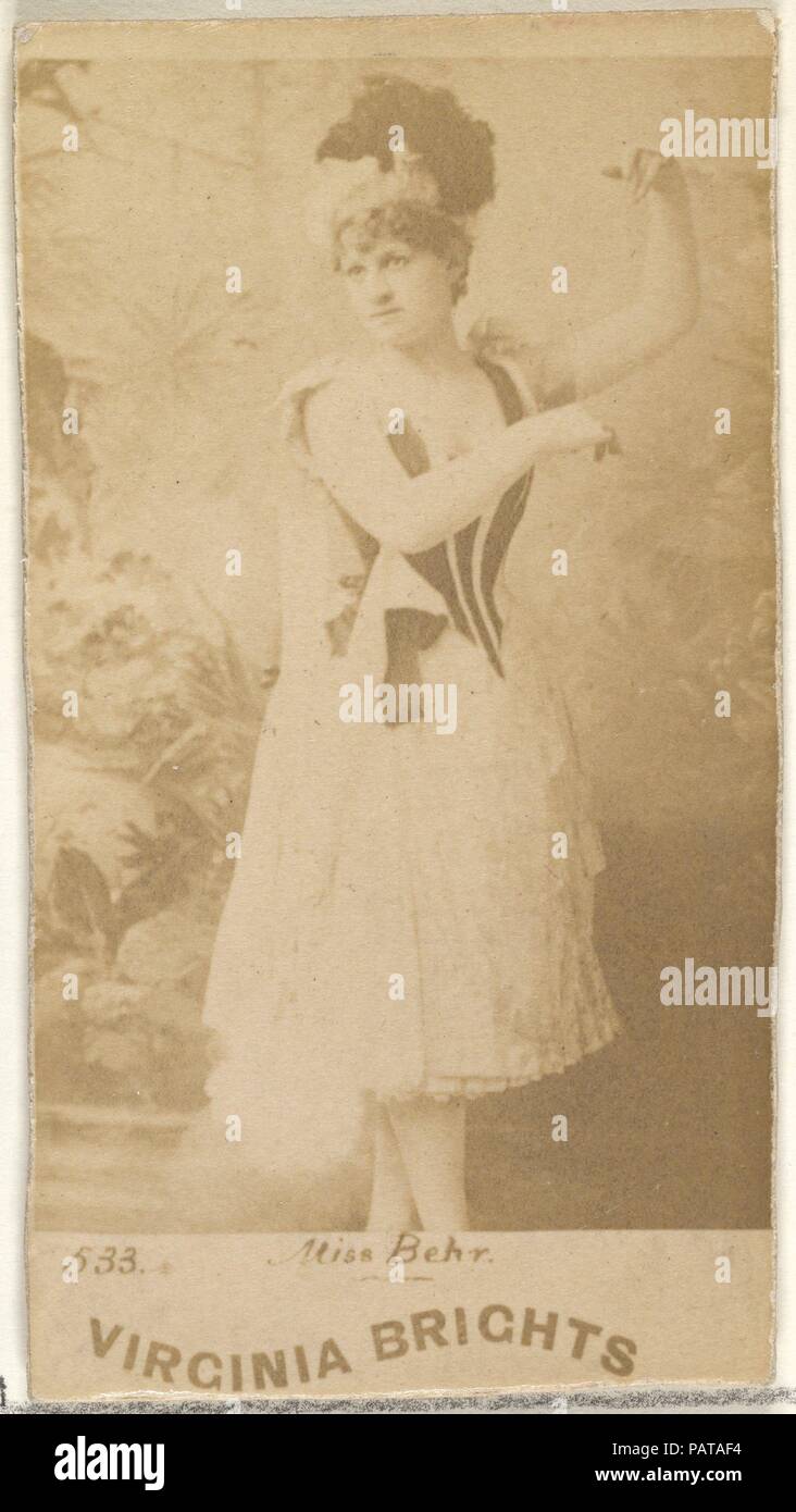 533 cartes, Miss Behr, acteurs et actrices de la série (N45, Type 1 ...