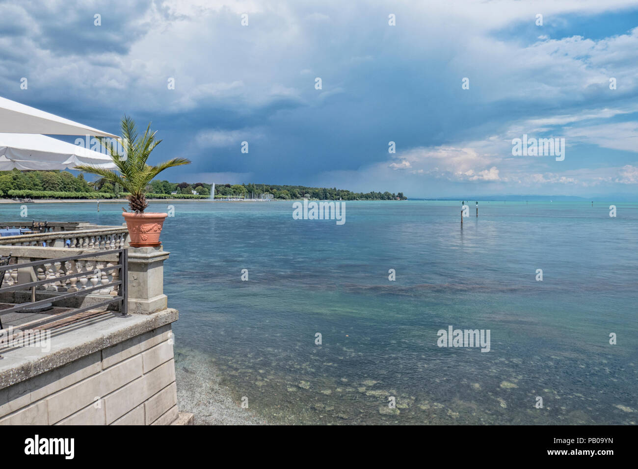 Beau paysage au lac de constance Banque de photographies et d’images à ...