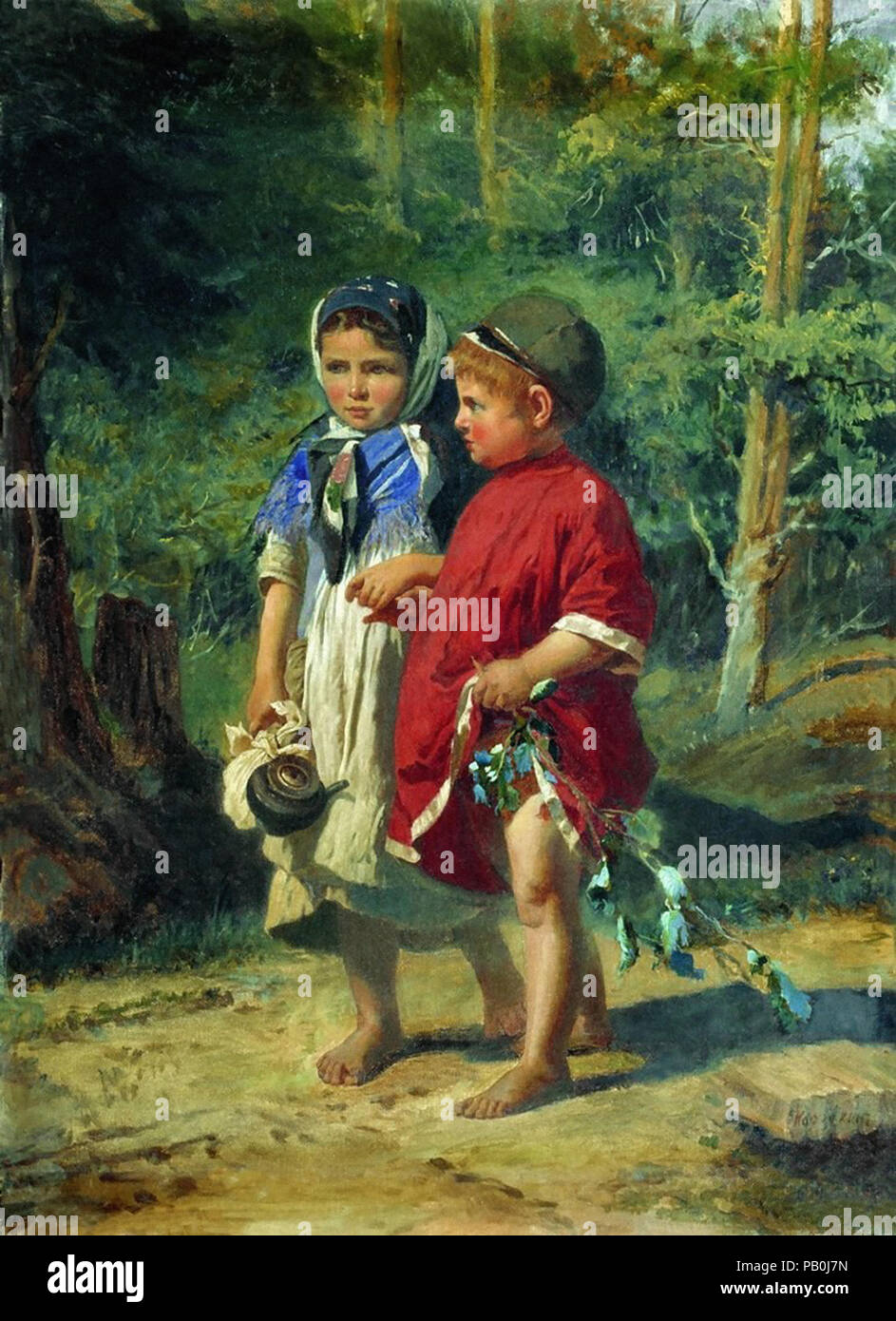Enfants paysans Banque de photographies et d’images à haute résolution ...