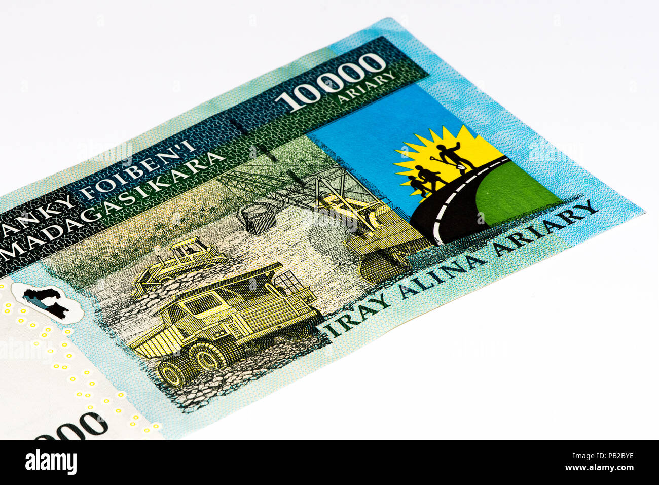 Billet de banque 10000 ariary malgache de Madagascar. Ariary malgache ...