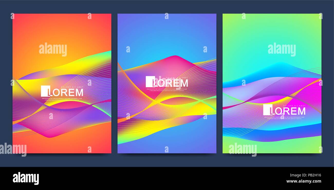 Modèle vecteur moderne pour brochure dépliant flyer bannière Couverture ...