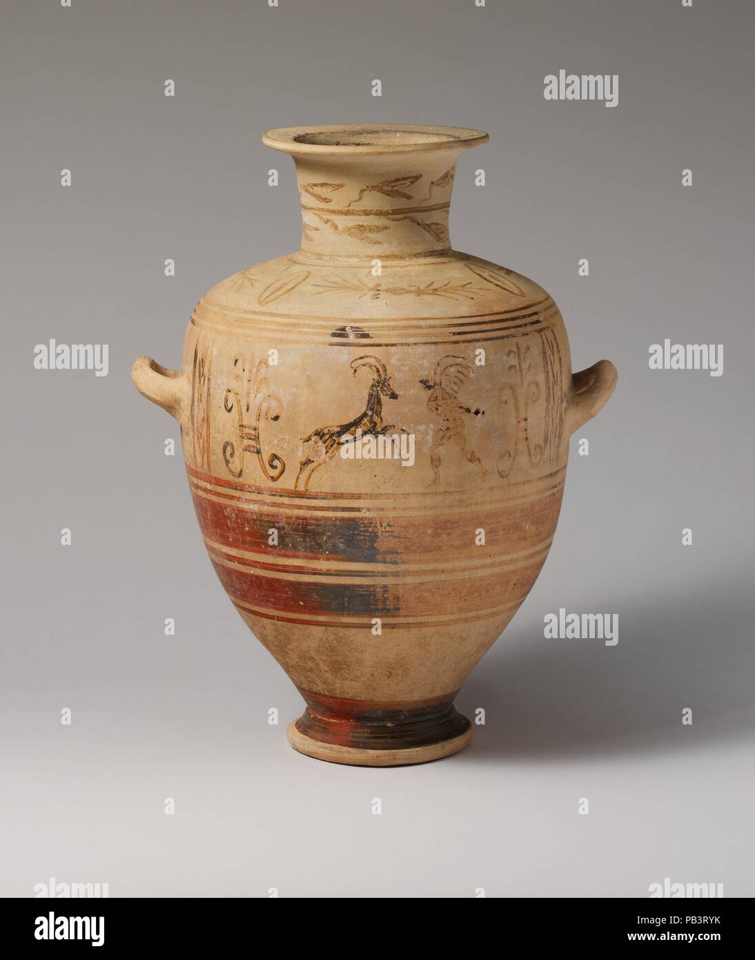 Greek terracotta vessel Banque de photographies et d’images à haute ...