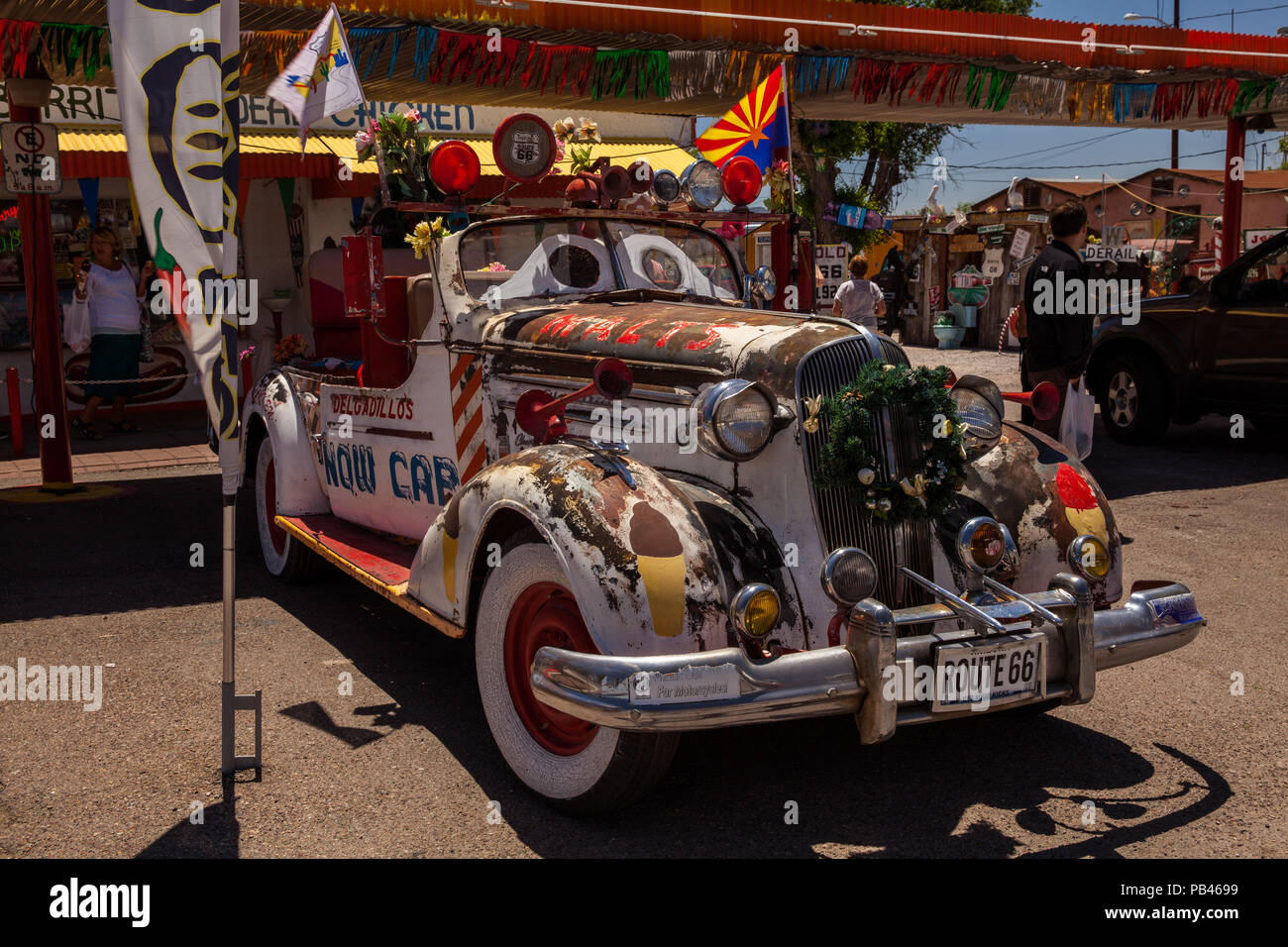 Route 66 de seligman Banque de photographies et d’images à haute ...