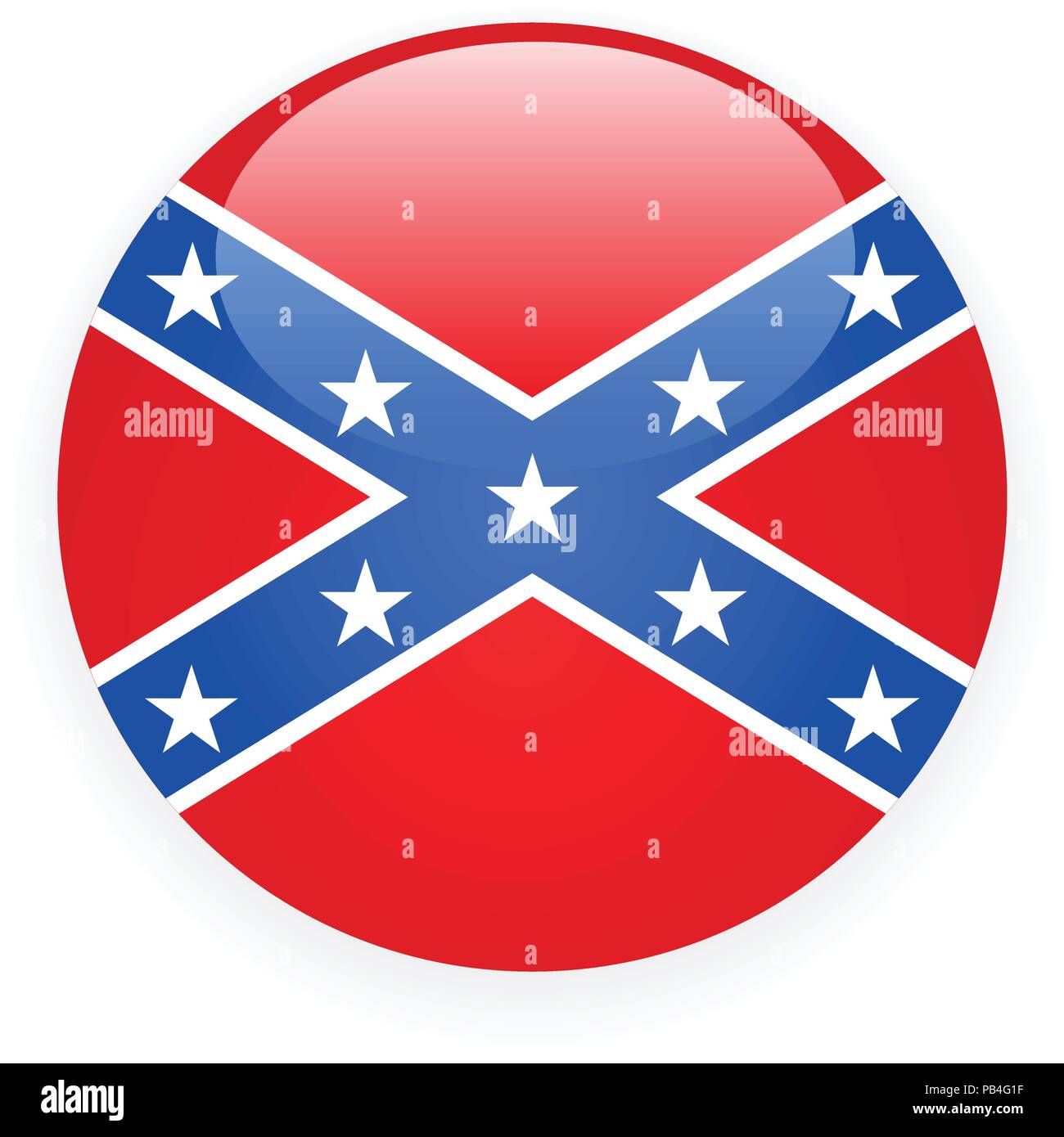 Drapeau rebelle Banque d'images vectorielles - Alamy