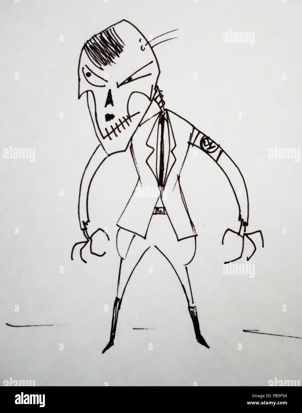 Drawing adolf hitler Banque de photographies et d’images à haute ...