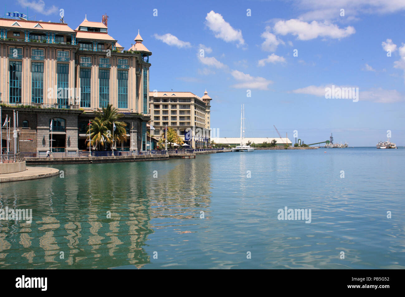 Le caudan waterfront port louis Banque de photographies et d’images à ...