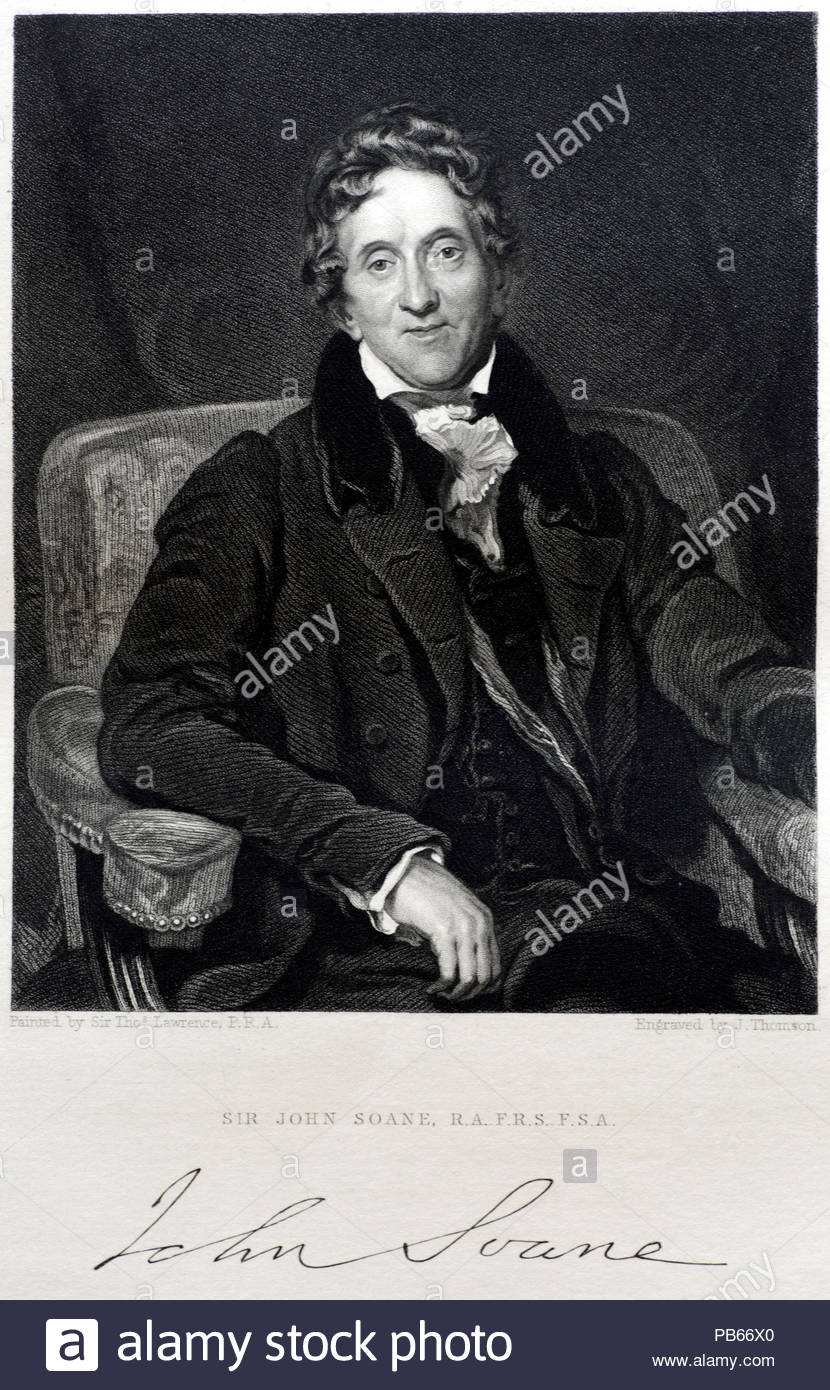 Portrait de sir john soane Banque de photographies et d’images à haute ...