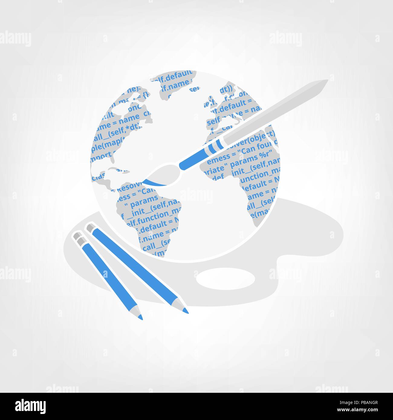 Python du nouveau monde Banque d'images vectorielles - Alamy