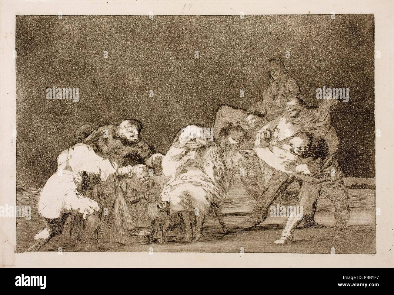 Francisco de Goya y Lucientes / de la "fidélité". 1815 - 1819. Eau ...
