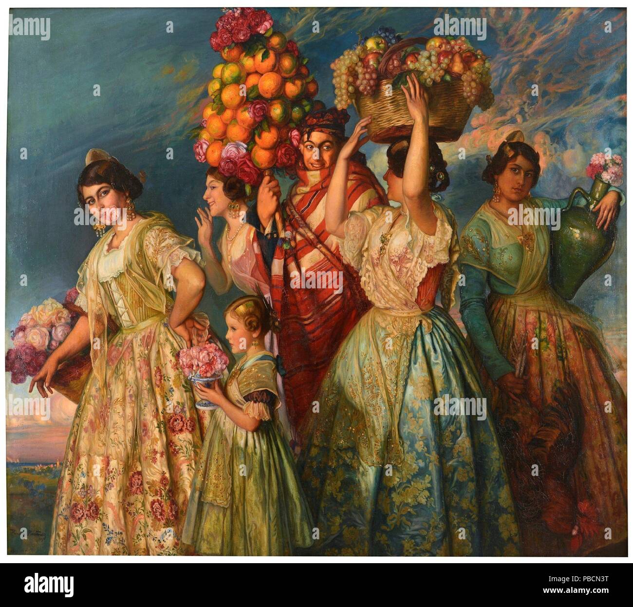 Pinazo José Martínez / 'Floreal'. 1915. Huile sur toile. Musée : Musée ...