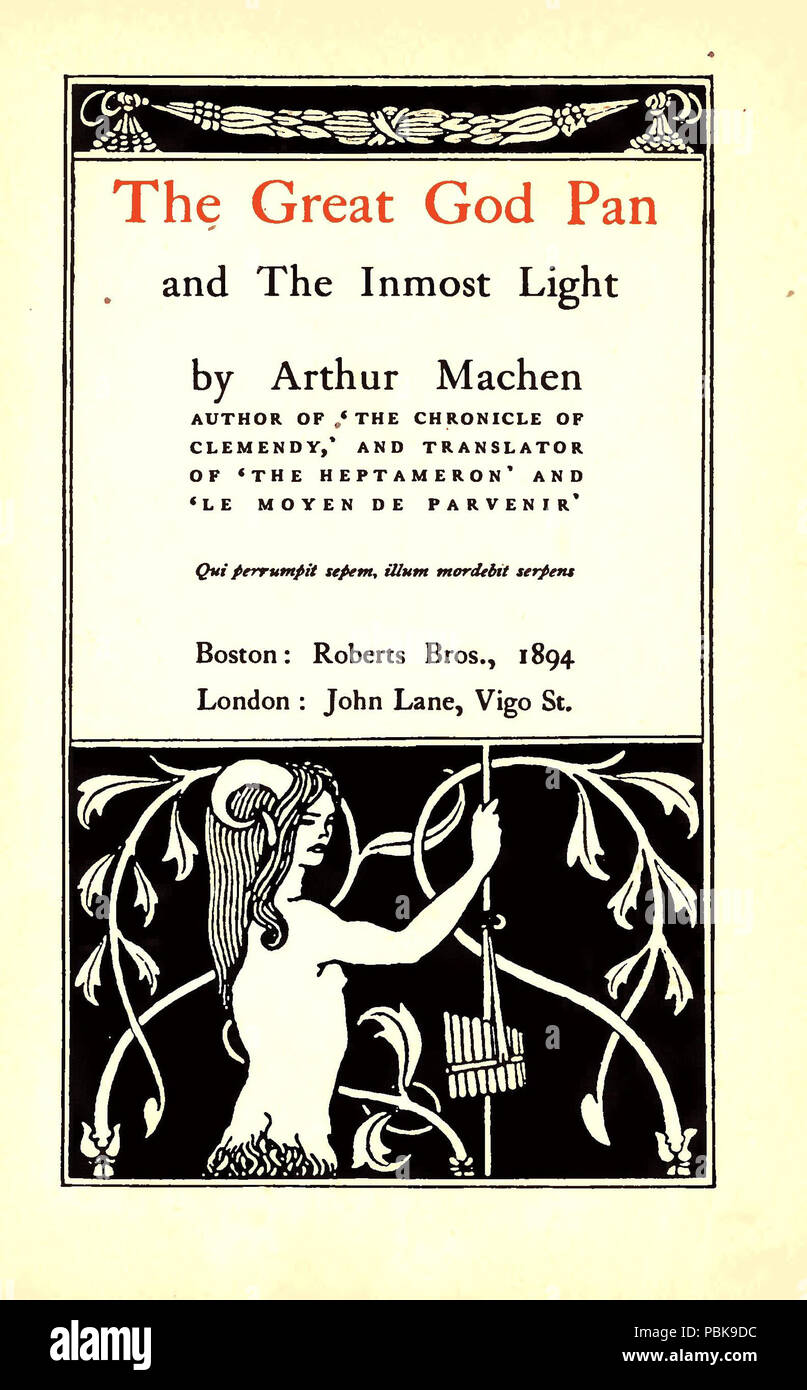 Le dieu pan Banque de photographies et d’images à haute résolution - Alamy