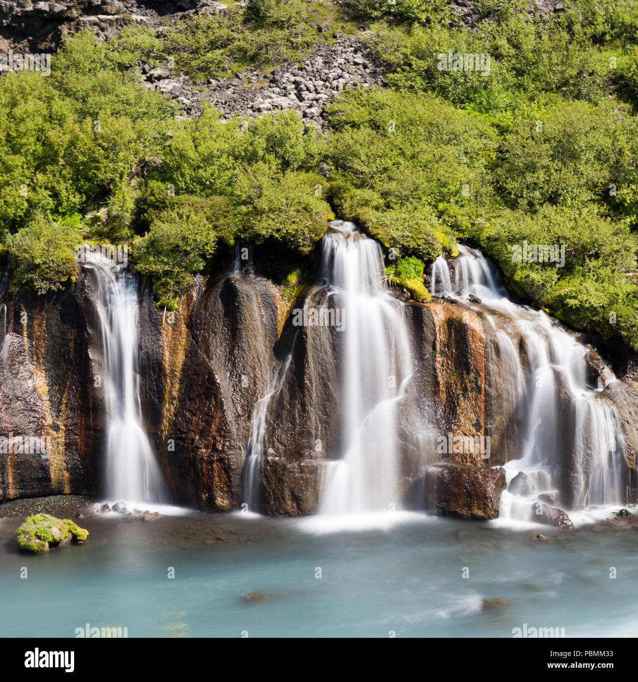 Iceland barnafoss waterfall Banque de photographies et d’images à haute ...