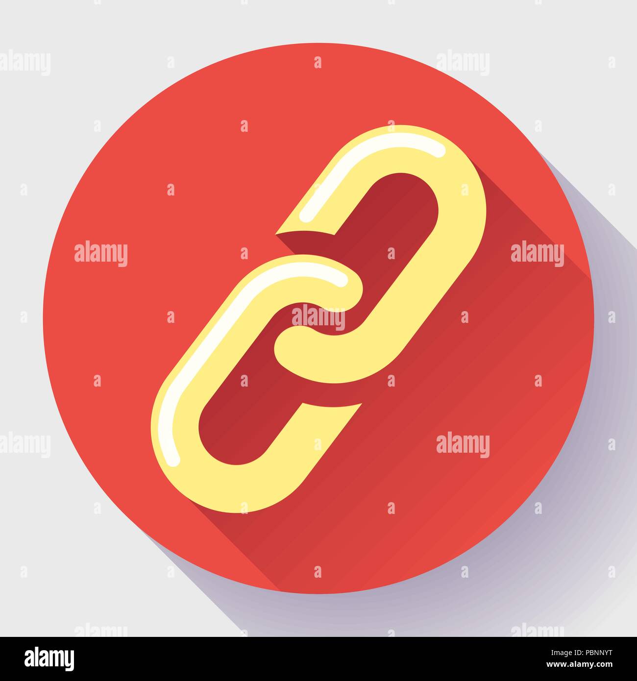 L'icône de lien. Symbole de la chaîne d'hyperlien lien télévision ...