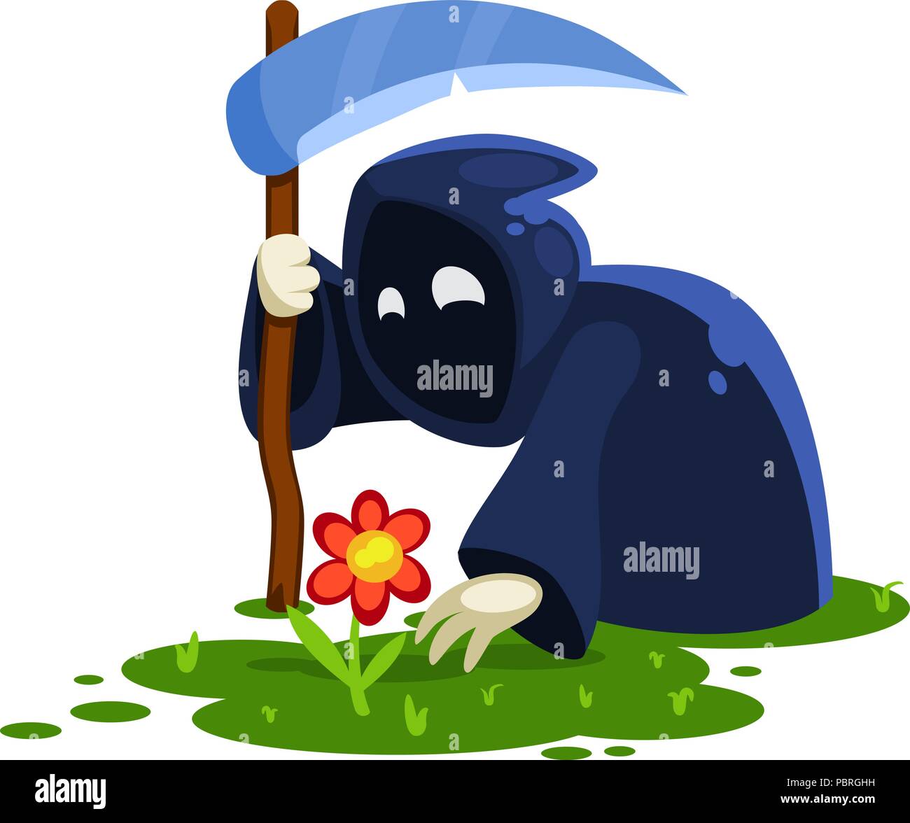 Mort dune fleur Banque d'images vectorielles - Alamy