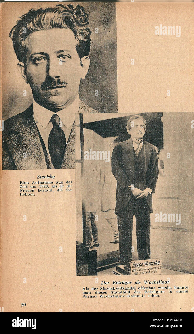 Affaire stavisky Banque de photographies et d’images à haute résolution ...