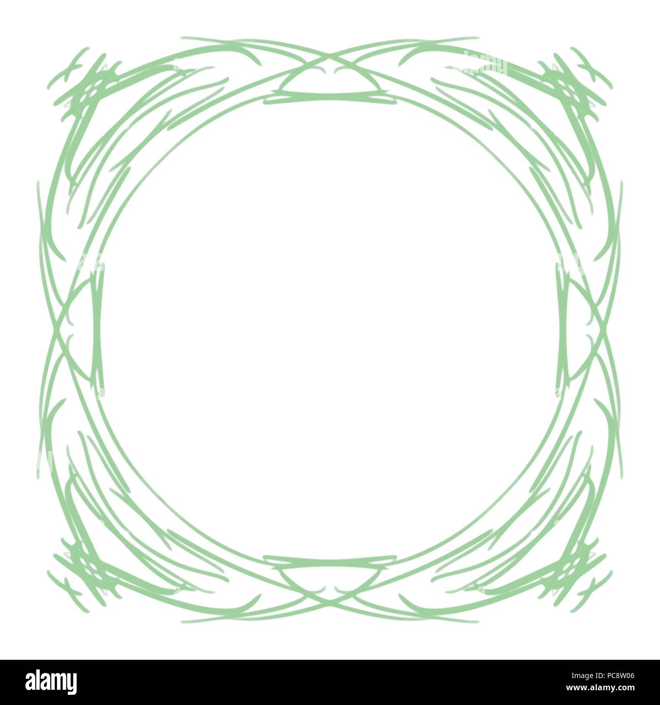 Art deco border vector Banque d'images vectorielles - Alamy