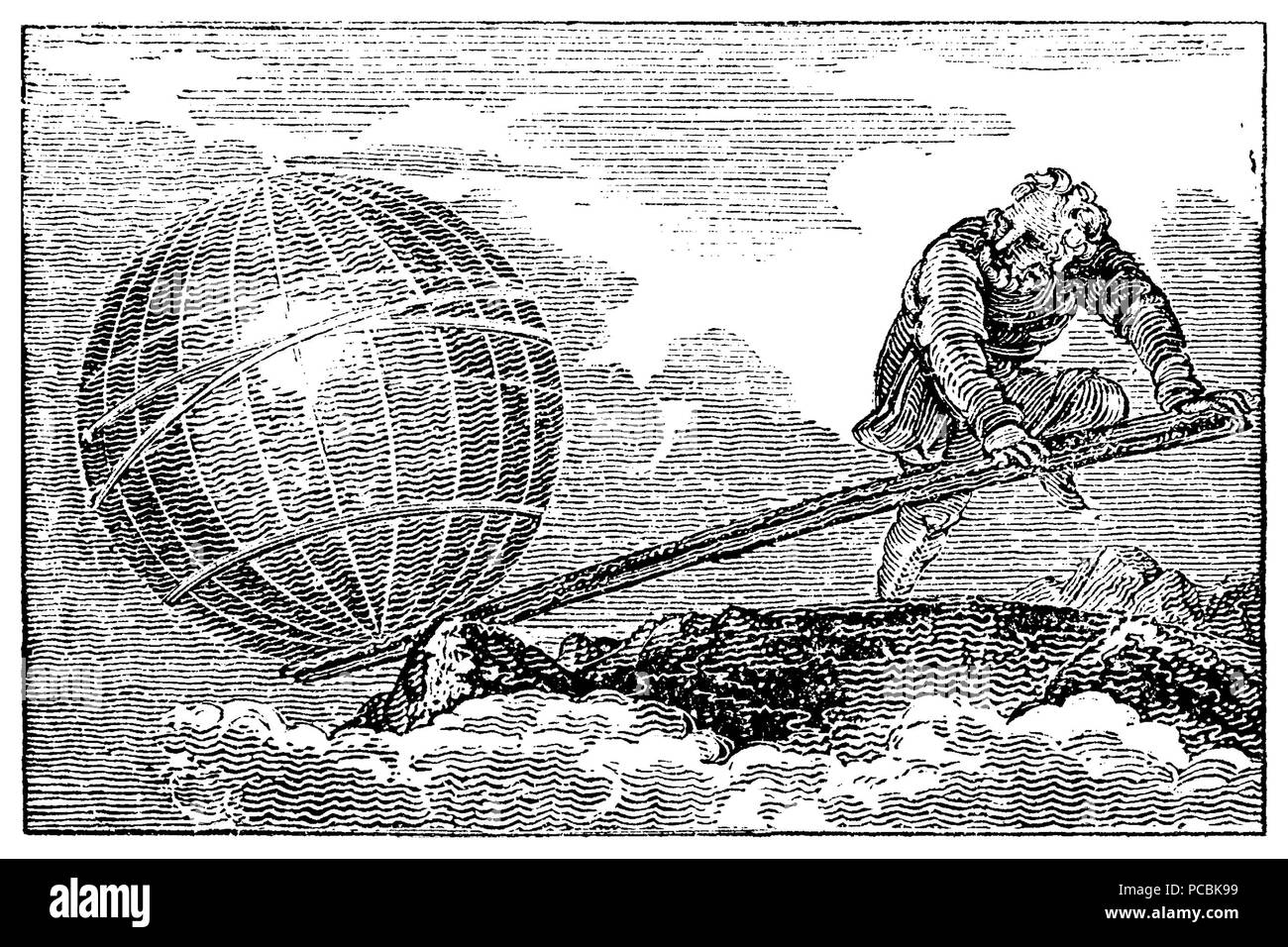 4 levier d'Archimède Photo Stock - Alamy
